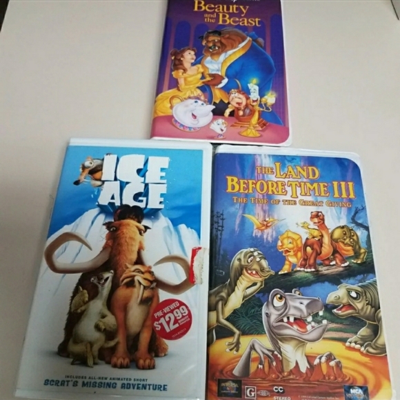 Disney | Media | Disney Classics Vhs Movies 3 Pack | Poshmark